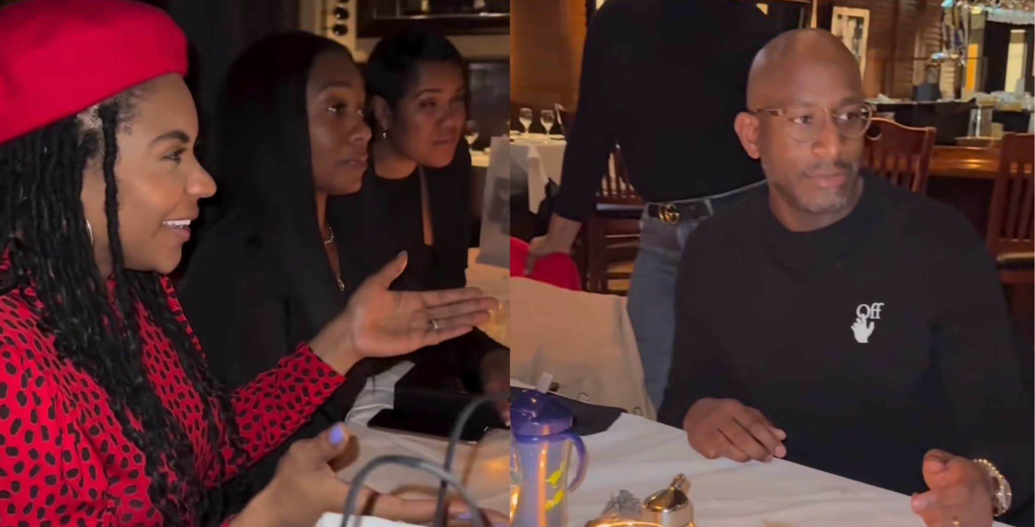 Viral video shows women expecting the only man at a birthday dinner to ...